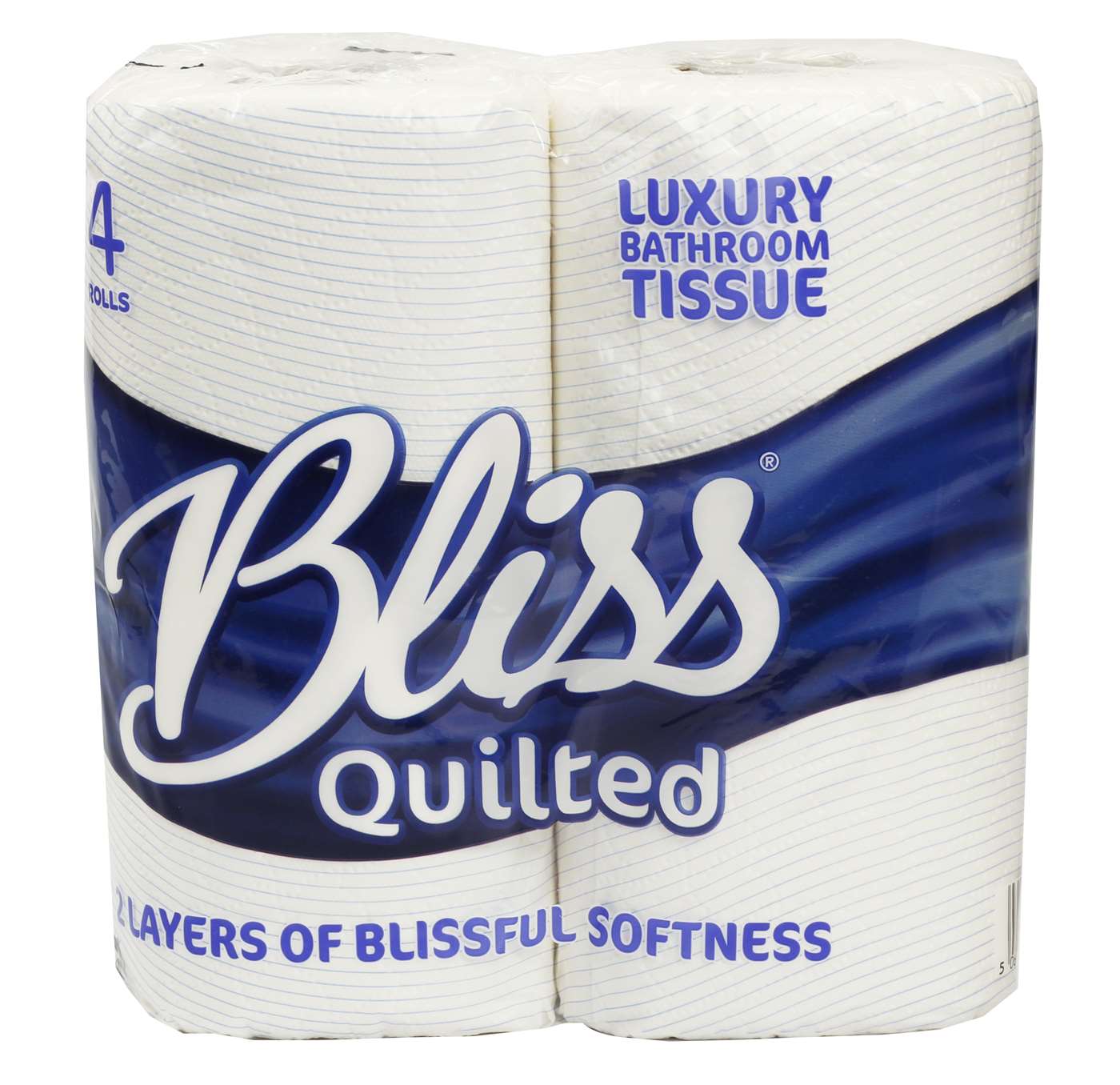Bliss Double Quilted 2 Ply Toilet Rolls 200 Sheet