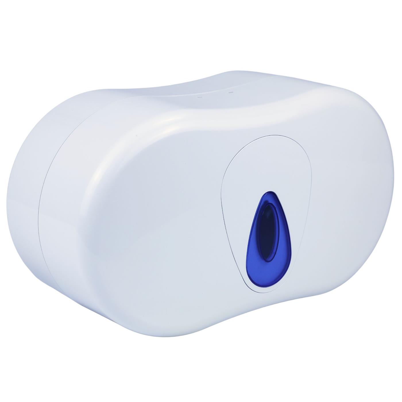 Coreless Twin Micro Jumbo Toilet Roll Dispenser